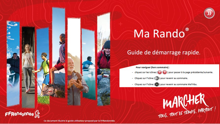 Guide de démarrage de l'application MaRando® - FFRandonnée Côtes d'Armor